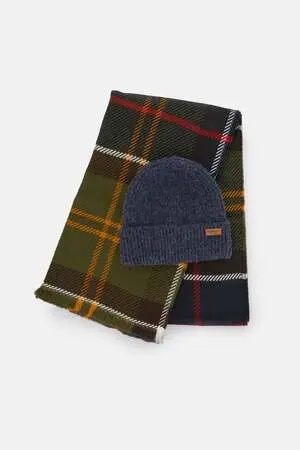 Barbour Set Regalo Sciarpa E Berretto - Multicolore