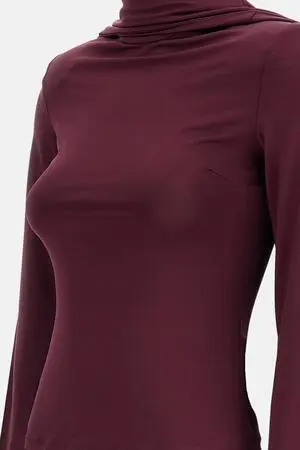 ROTATE BY BIRGER CHRISTENSEN Long Sleeve Top With Integrated Scarf Detail