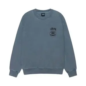 StÜssy Stock Link Pig. Dyed Crew 'navy - Blue