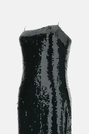 ROTATE BY BIRGER CHRISTENSEN Abito Lungo A Sottoveste In Paillettes