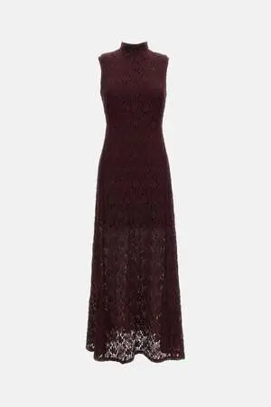 ROTATE BY BIRGER CHRISTENSEN Maxi Abito Svasato In Pizzo