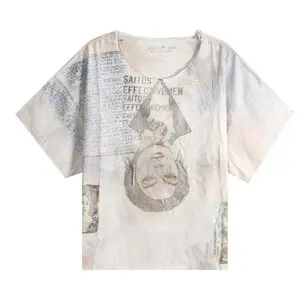 SAITOS She Doesn't Cry Tee - White