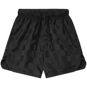 Fear Of God Nylon Checkered Gym Short 'vintage - Black