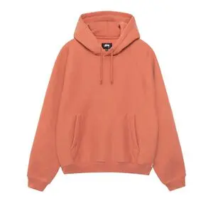 StÜssy Fleece Raglan Hoodie - Orange