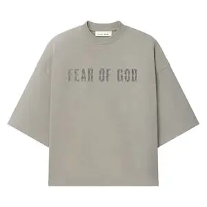 Fear Of God Merch Tee Boxy Fit 'seal - Grey