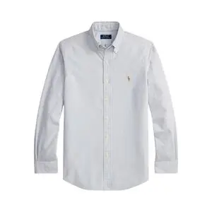 Polo Ralph Lauren Long-sleeve Classic Oxford Sport Shirt 'navy/white - Blue