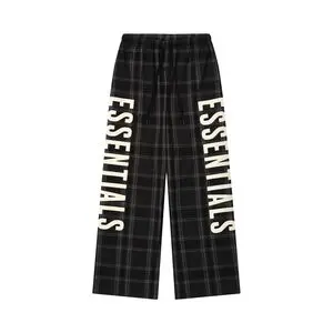 Fear Of God Flannel Lounge Pant 'vintage Plaid - Black