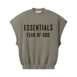Fear Of God Relaxed Fleece Cutoff Sweatshirt