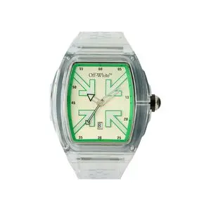 Off-White Beat Synthetic Watch 'transparent - White