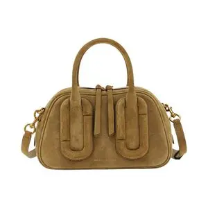 Marc Jacobs Suede Babe Bauletto Bag 'hazelnut - Brown