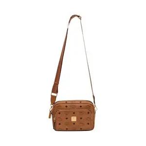 Mcm Aren Vi Small Crossbody 'cognac - Tan