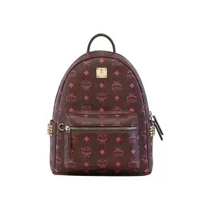 Mcm Stark Visetos Hybrid Backpack 'cinnamon - Brown