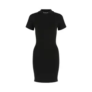 Balenciaga T-shirt Mini Dress 'washed - Black