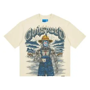 GODSPEED Aura Farm Ii Tee 'bone - Cream