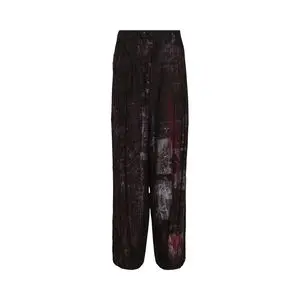 Y’s Cupro-dungaree Twill Gather Pants /green - Blue