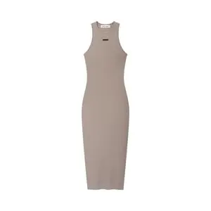 Fear Of God Soft Rib Racerback Dress 'seal