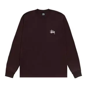 StÜssy Basic Long-sleeve Tee 'chocolate - Brown