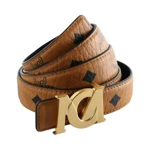 Mcm M-art Visetos Belt - Tan