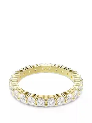 SWAROVSKI Matrix Vittore Embellished Band Ring - Gold