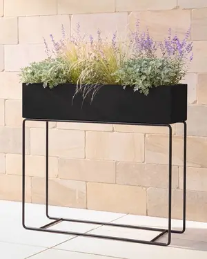 Quince Powder Coated Steel Standing Planter