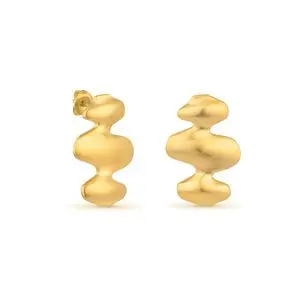 Joidart Sinuara Sculptural Earrings - Gold