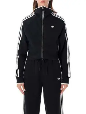 ADIDAS ORIGINALS Textured Jacquard Track Jacket - Nero