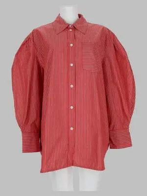 Ganni Gathered Shirts For Women