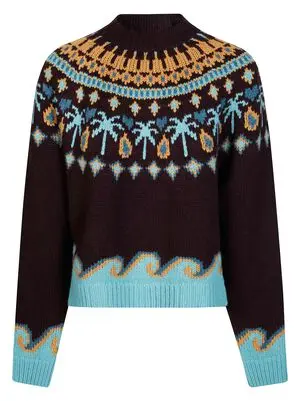 Alanui Sweet Winter Sweater For - Bordeaux