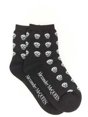 Alexander McQueen Mini Skull Print Short Leggings