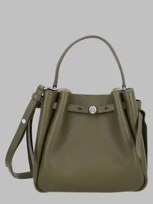 Tory Burch Leather Shoulder Bag With Top Handle