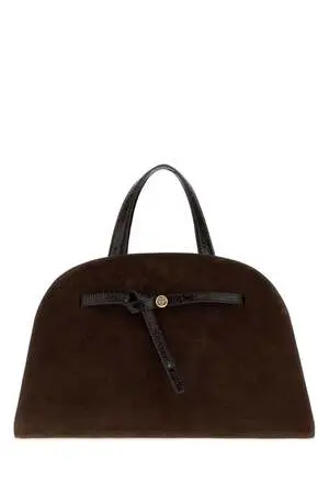Tory Burch Suede Romy Handbag - Brown