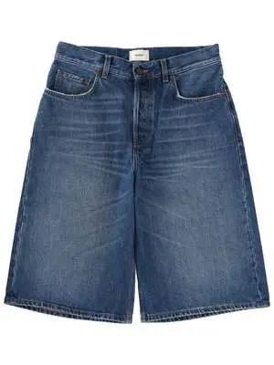 HAIKURE New Becky Cotton Shorts - Denim