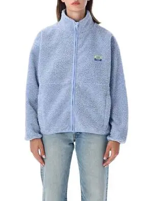 American Vintage Fleece Zip Jacket - Blu