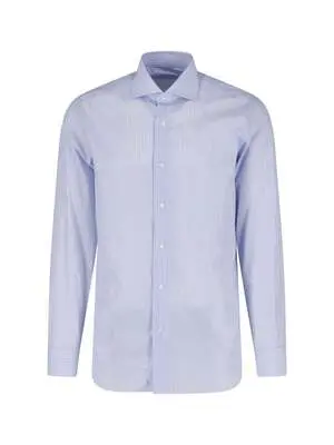 Barba Napoli Slim Fit Shirts For Men