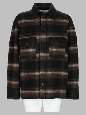 MARANT Plaid Wool Shirt Jacket