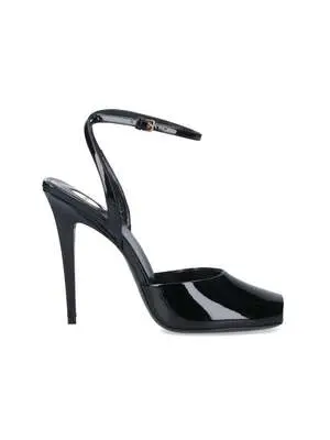 Saint Laurent Calf Leather High-heel Pumps