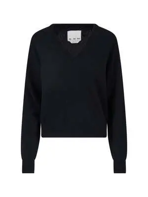 SA SU PHI Crewneck Sweater - Black