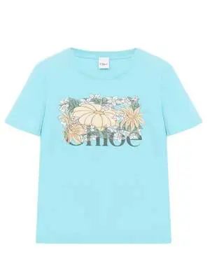 Chloé Logo T-shirt With Front Print