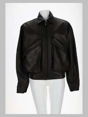 Magda Butrym Leather Zip-up Jacket