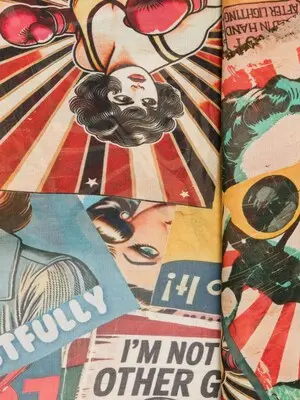 Faliero Sarti Power Print Stole