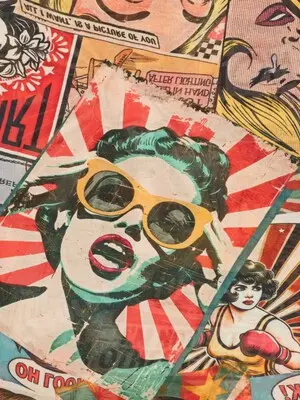 Faliero Sarti Power Print Stole