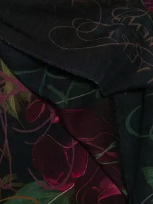 Faliero Sarti Memento Print Wool Stole