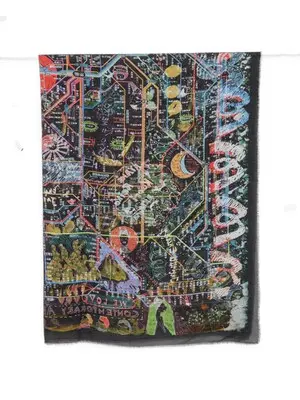 Faliero Sarti Art In Japan Print Stole - Multi