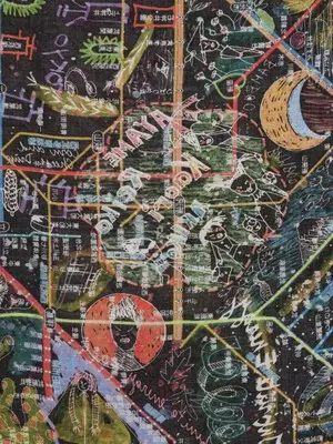 Faliero Sarti Art In Japan Print Stole