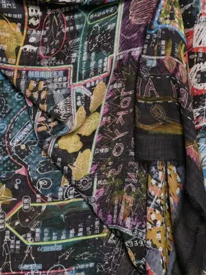 Faliero Sarti Art In Japan Print Stole