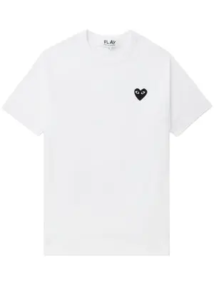 Play Comme Des Garcon Cotton T-shirt - White