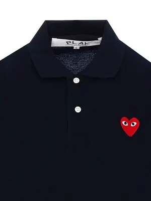 Play Comme Des Garcon Cotton Polo Shirt