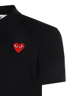 Play Comme Des Garcon Cotton Polo Shirt