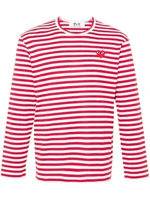 PLAY COMME DES GARCON COMME DES GARÇONS PLAY Emblem Heart Cotton T-Shirt
