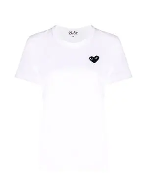 Play Comme Des Garcon Cotton T-shirt - White